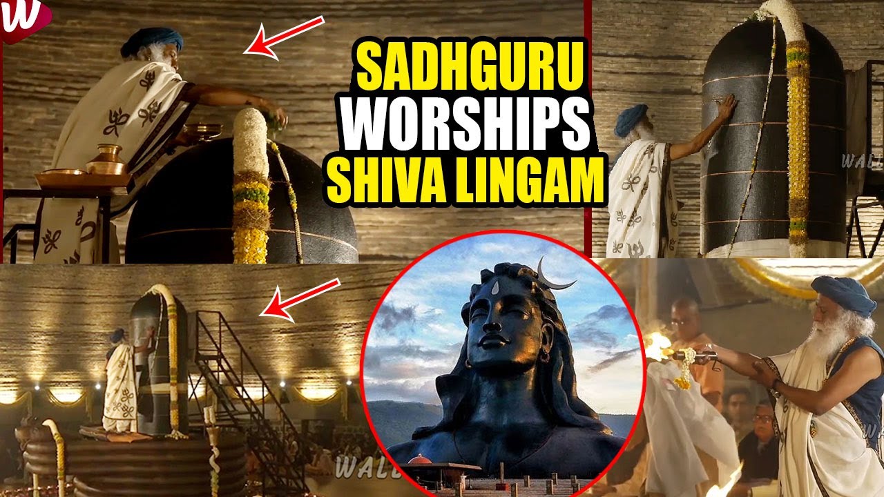 Sadhguru Worships Shiva Lingam | Sadhguru Pooja Lord Shiva | Maha ...