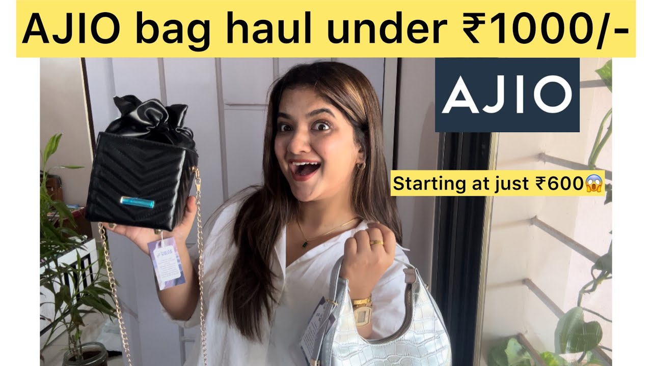 Bags from AJIO under ₹1000/-😍| Bags haul | AJIO haul | #ajio #bags # ...