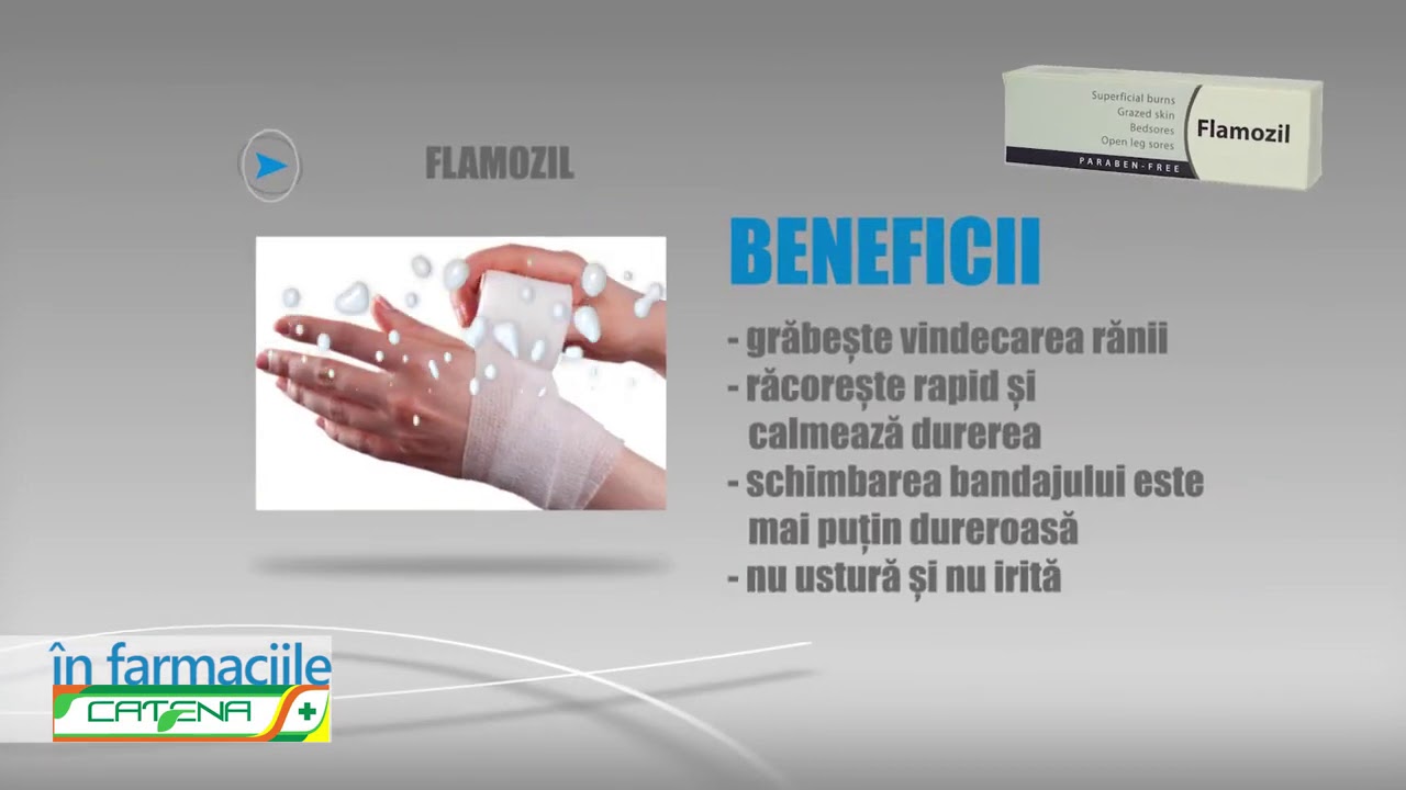 Flamozil Gel pentru tratamentul ranilor - escare, ulcer varicos, picior ...