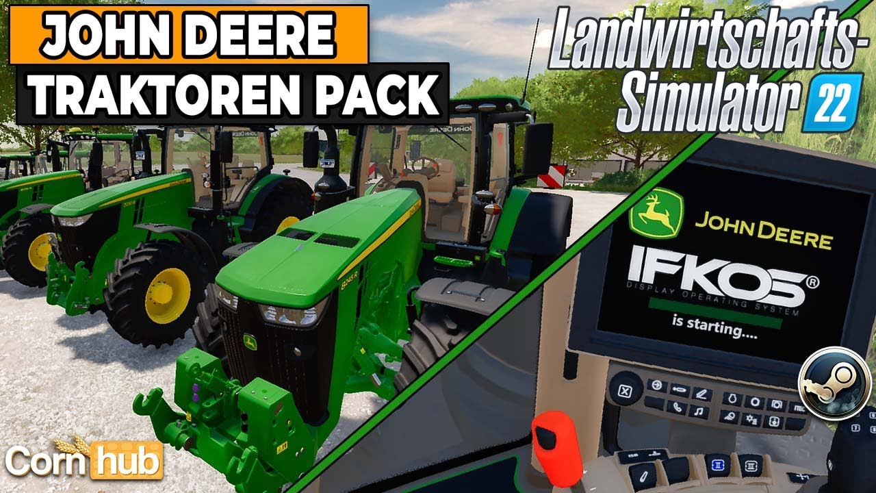 LS22 Mods - John Deere Traktoren Pack - LS22 Modvorstellung - YouTube