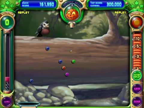 Peggle Spooky Ball Clear - Renfield comes through in the clutch - YouTube