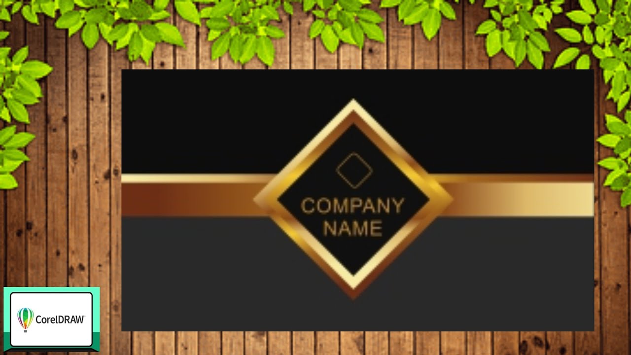 How to Design Cards in CorelDRAW (Tutorial) CorelDraw me card design ...