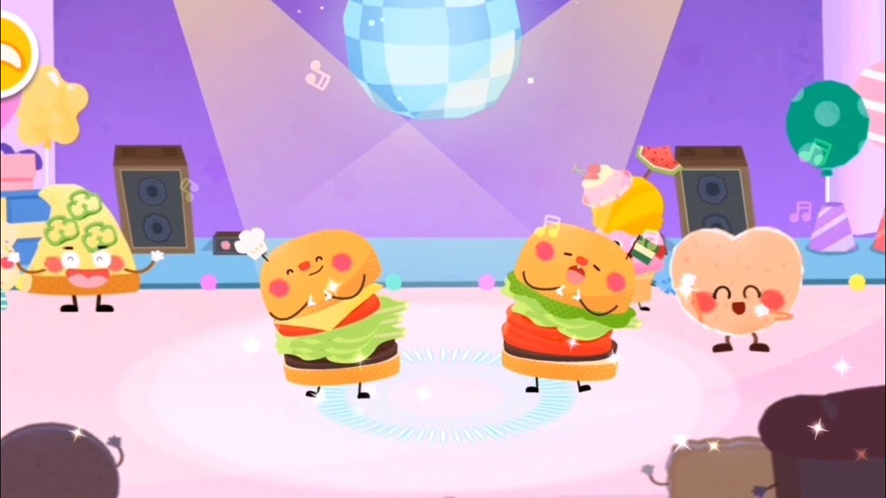 Yummy Hamburger PARTY!!! Babybus | Food Party Dress up! #freemobilegame ...