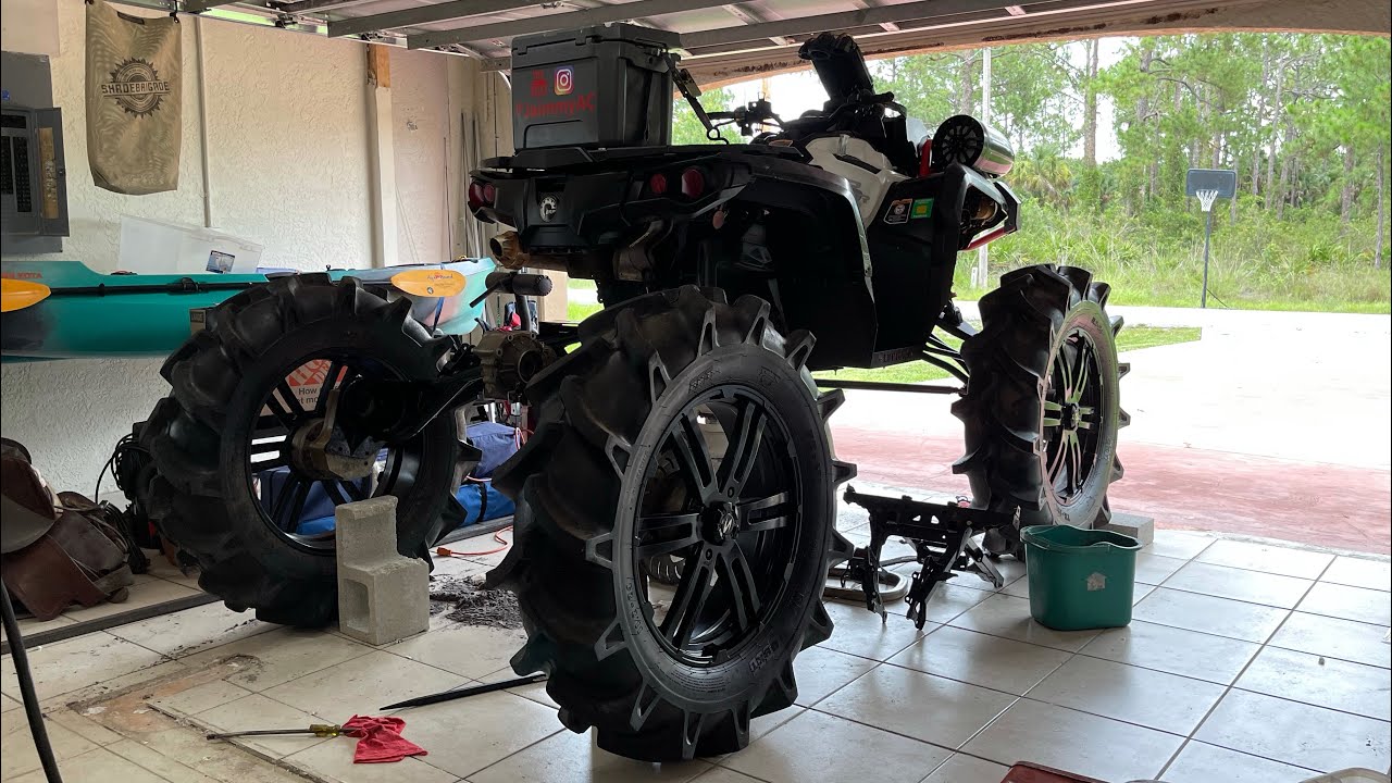 Can Am Outlander Frame Stretch - Part #3 - YouTube