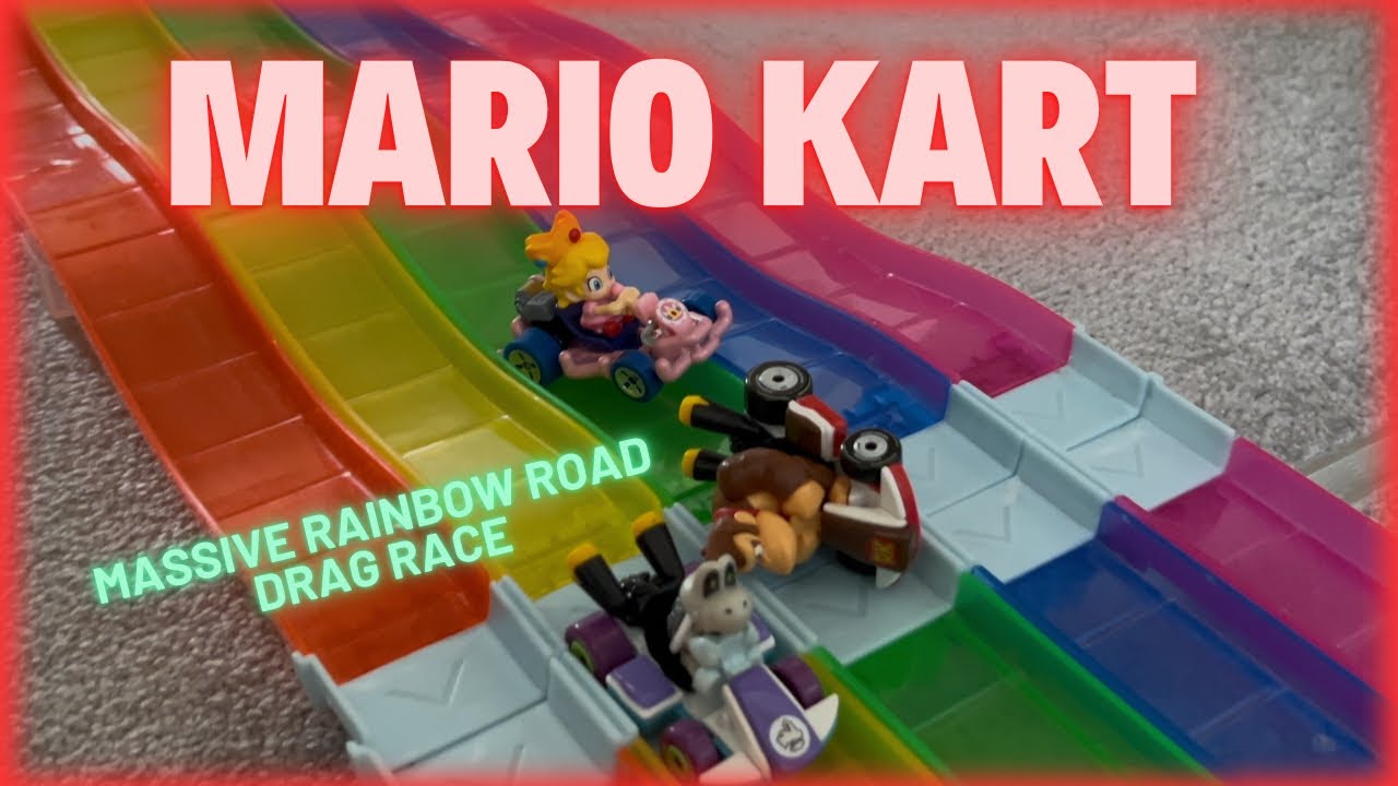 Mario Kart Rainbow Road Drag Racing - YouTube