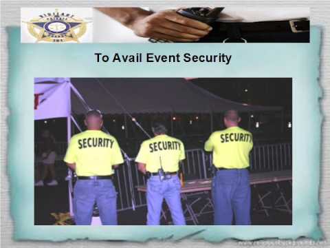 Specially Trained Staff for Event Security - YouTube