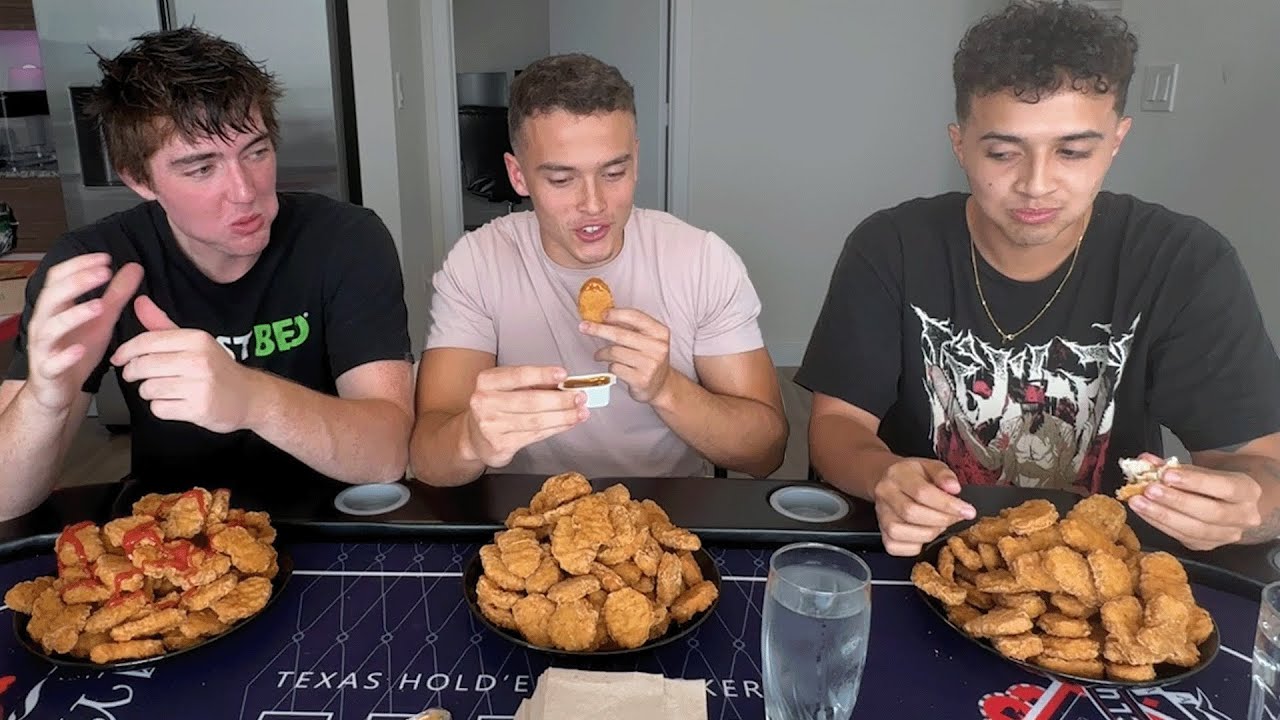 NUGGET EATING CHALLENGE - YouTube