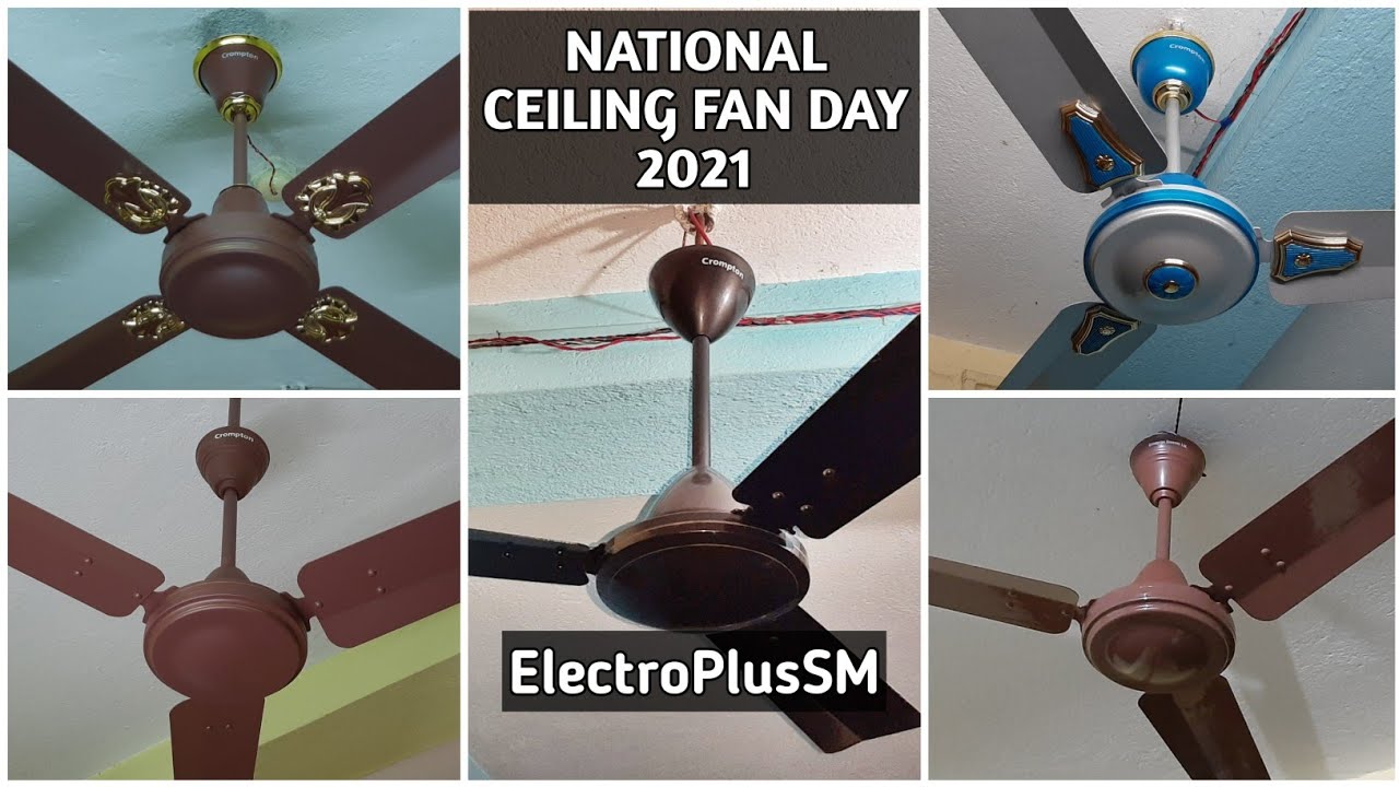 Happy National Ceiling Fan Day 2021!! Ft. Crompton | ElectroPlusSM ...