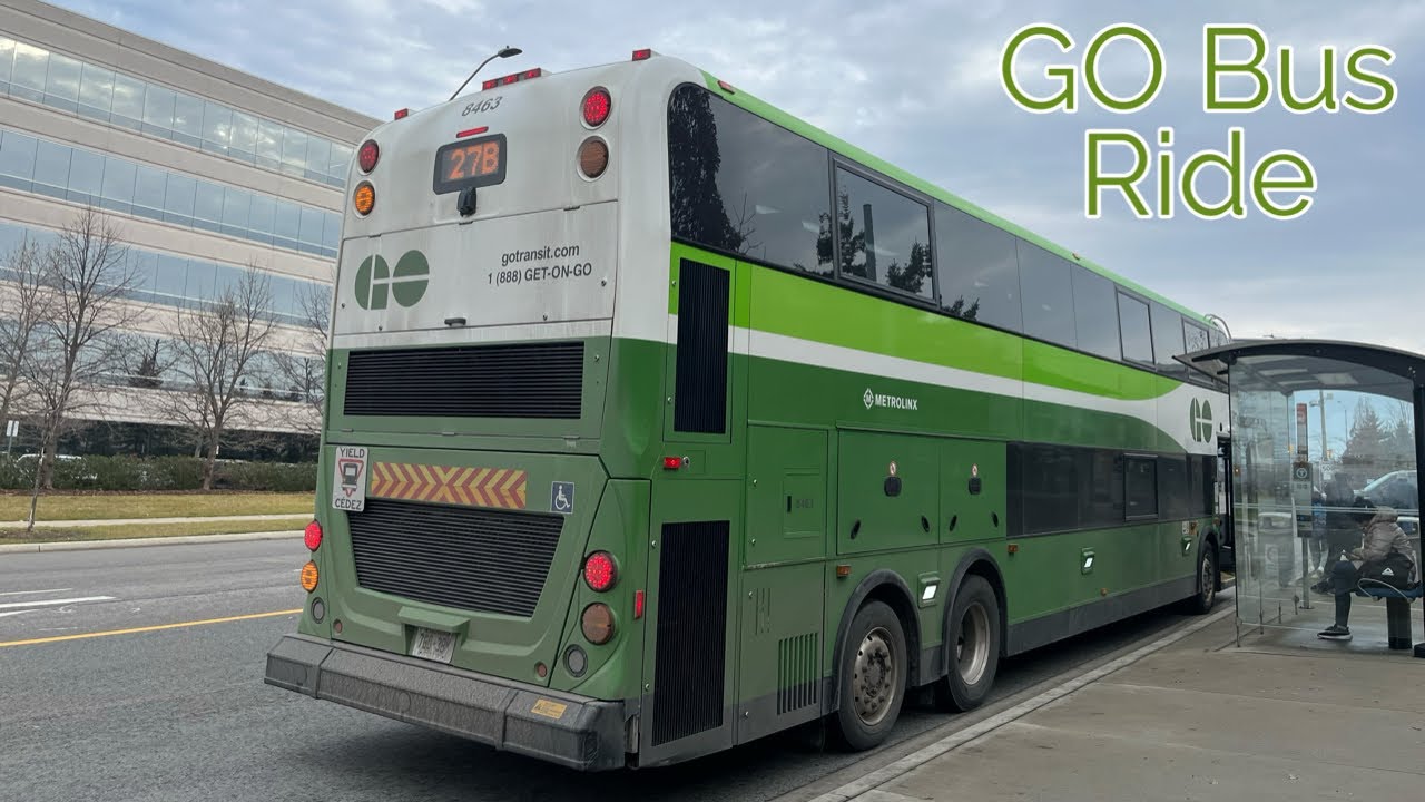 Toronto GO Transit Bus Ride on Hwy 401, 400 & 407 12/10/2024 - YouTube