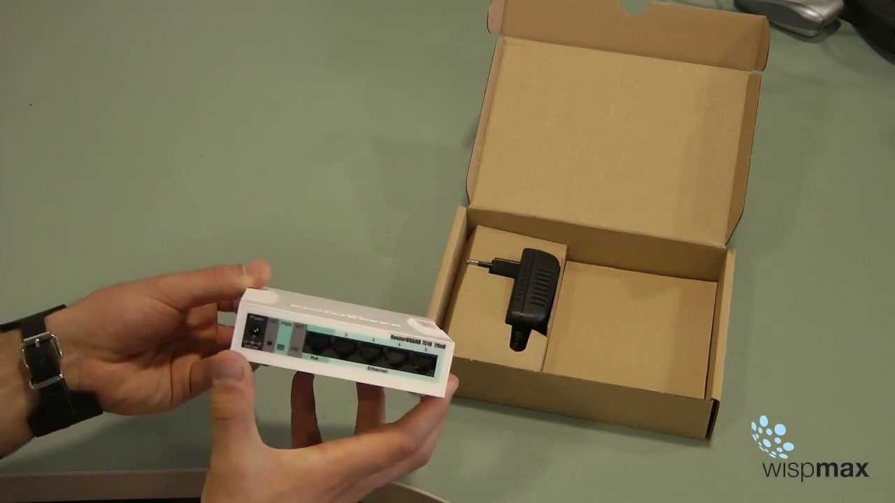 MikroTik RouterBoard 751U-2HnD - wispmax.com - YouTube
