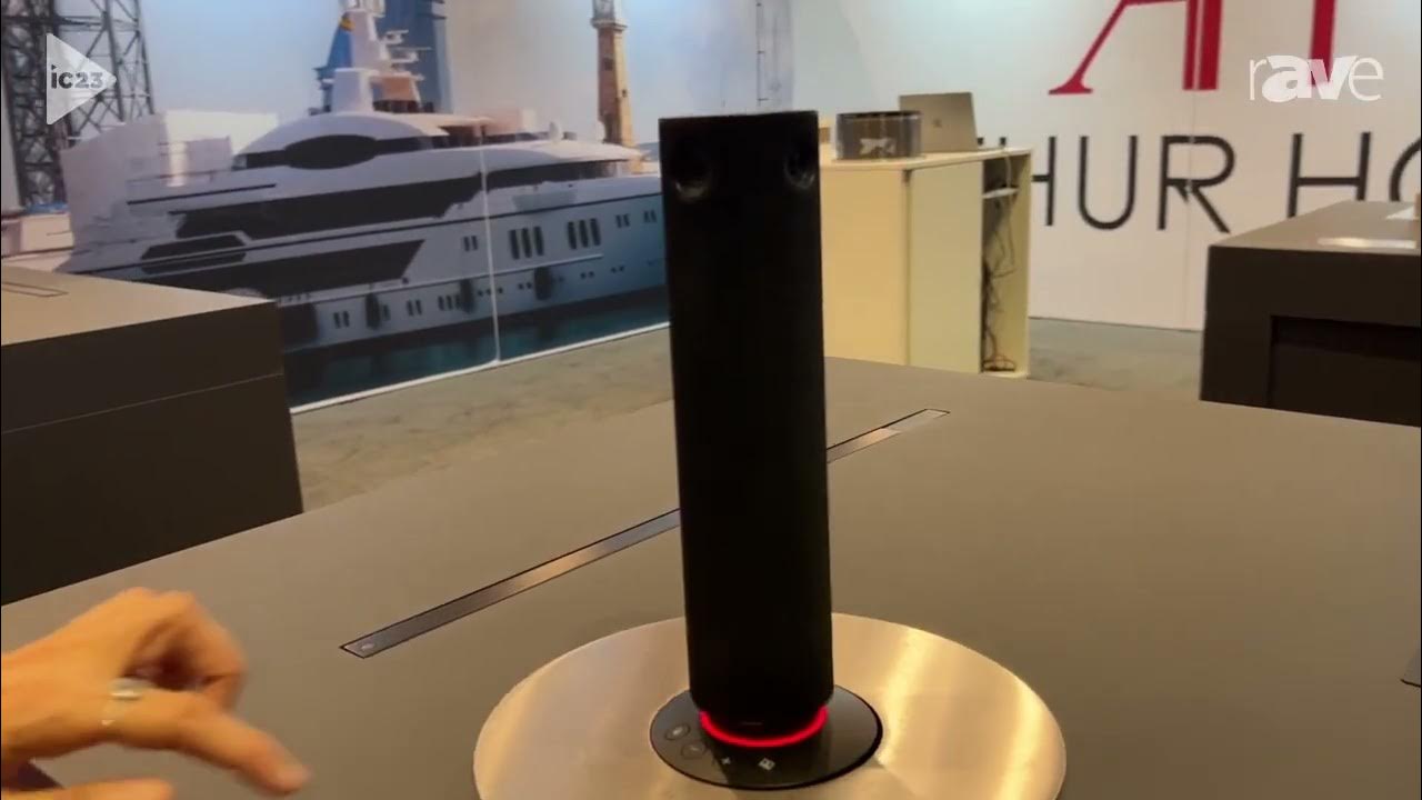 InfoComm 2023: Arthur Holm Introduces DynamicCL 360-Degree Camera Lift - YouTube