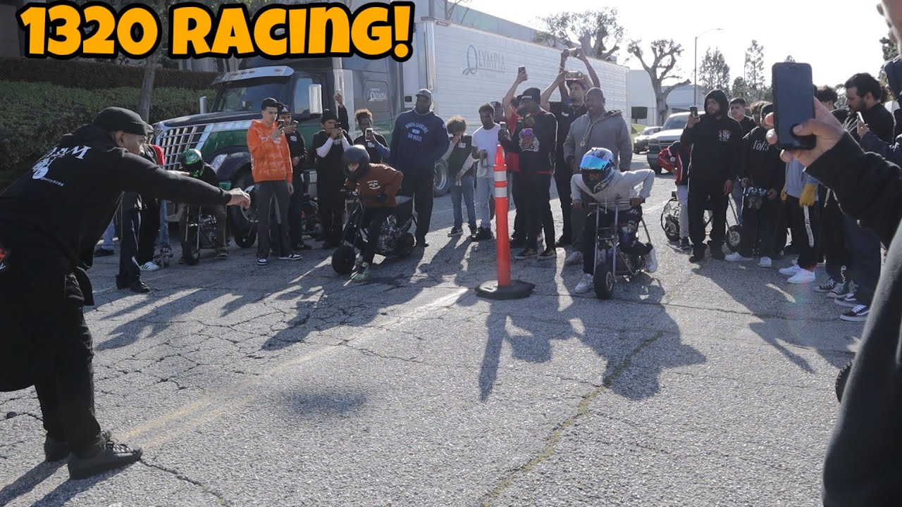 Compton STREET RACING! 30Hp Mini Bike Tournament - YouTube
