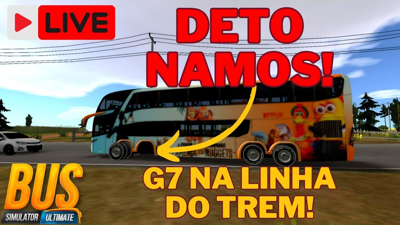 [LIVE] Colocando o Marcopolo Paradiso G7 na LINHA DO TREM!! Bus ...