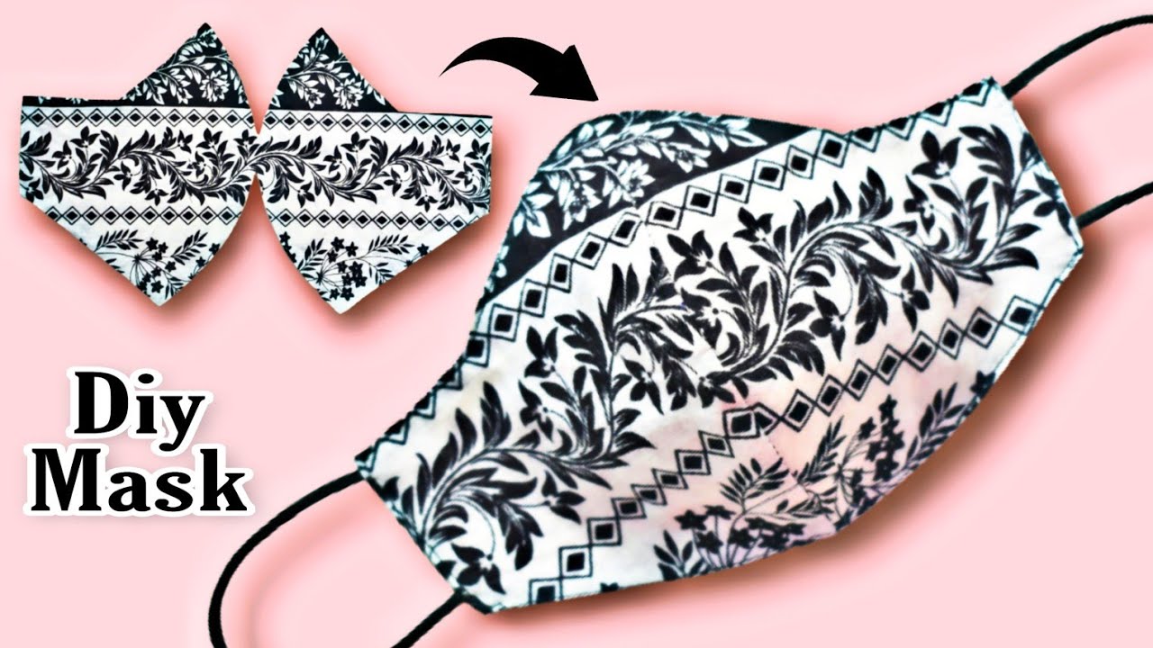 Very Easy & Beautiful New Style Breathable Mask - DIY Cloth Face Mask ...