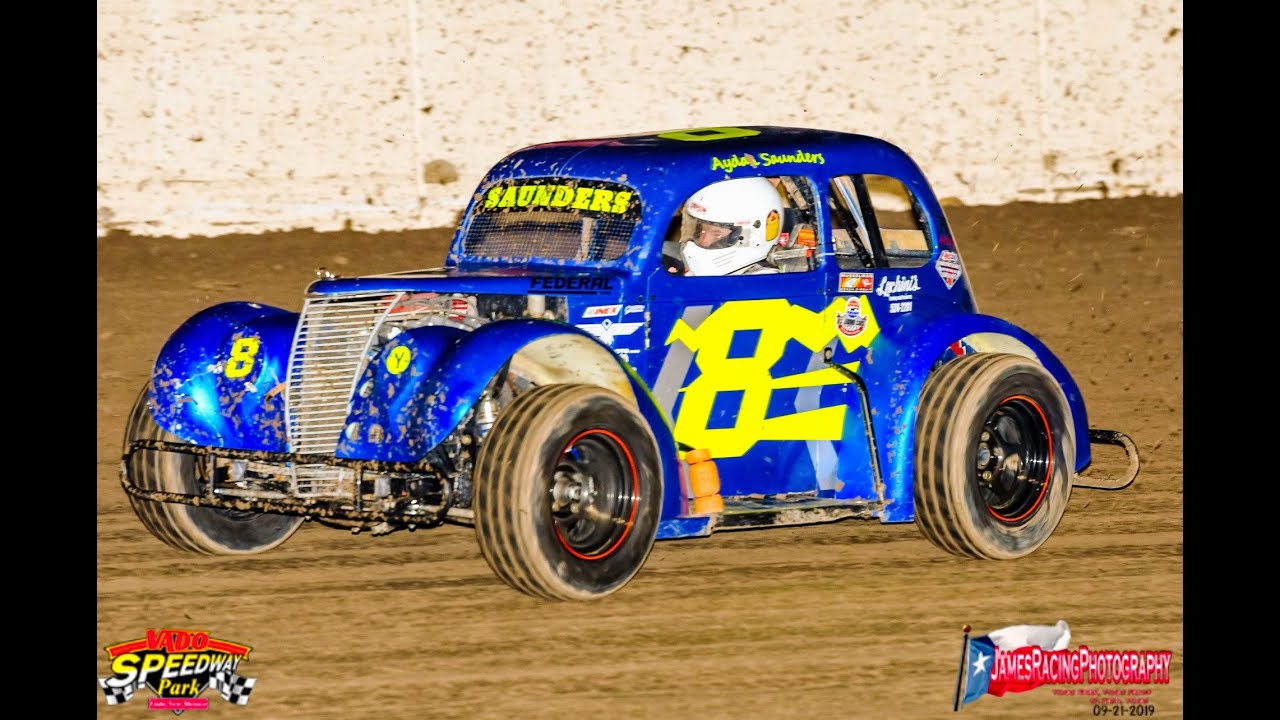Vado Speedway Park Legend Car Main Event 9-21-19 - YouTube