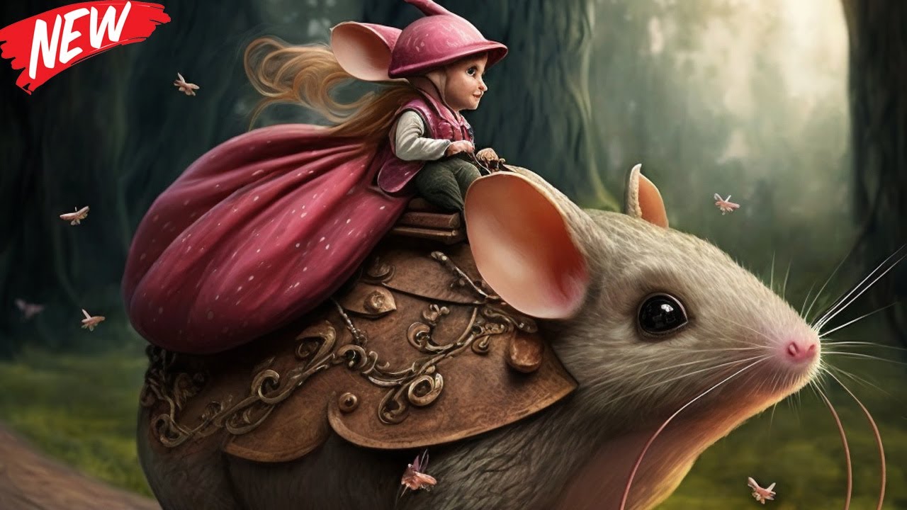 Cute Fairy ride on the Rat to explore the nature. Movie Explain in ...