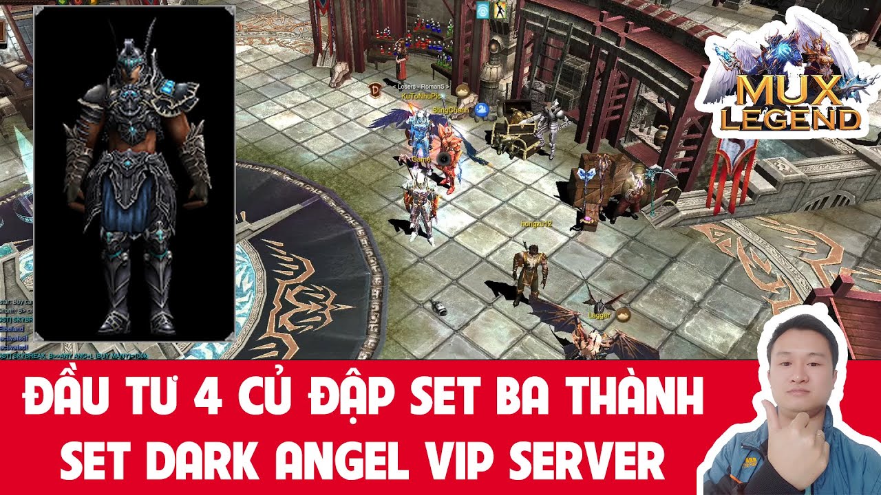 Mu Online XLegen - Đầu Từ 4 Triệu Đập Set Blood Angel Thành Set Dark ...