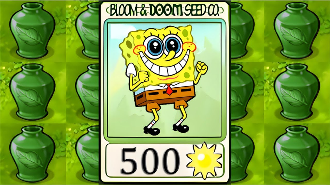 Vasebreaker Endless | 100% REPEATER Spongebob Plant - Plants vs Mod ...