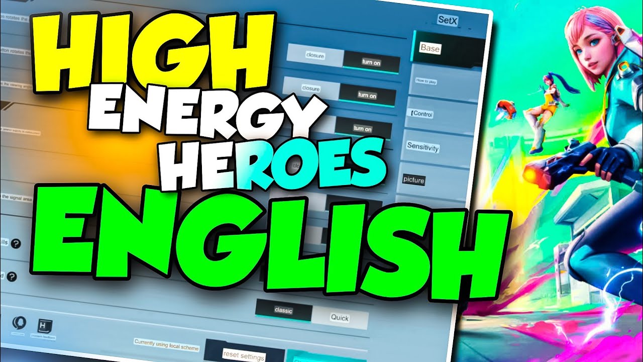 High Energy Heroes | All Settings Translated In English - YouTube