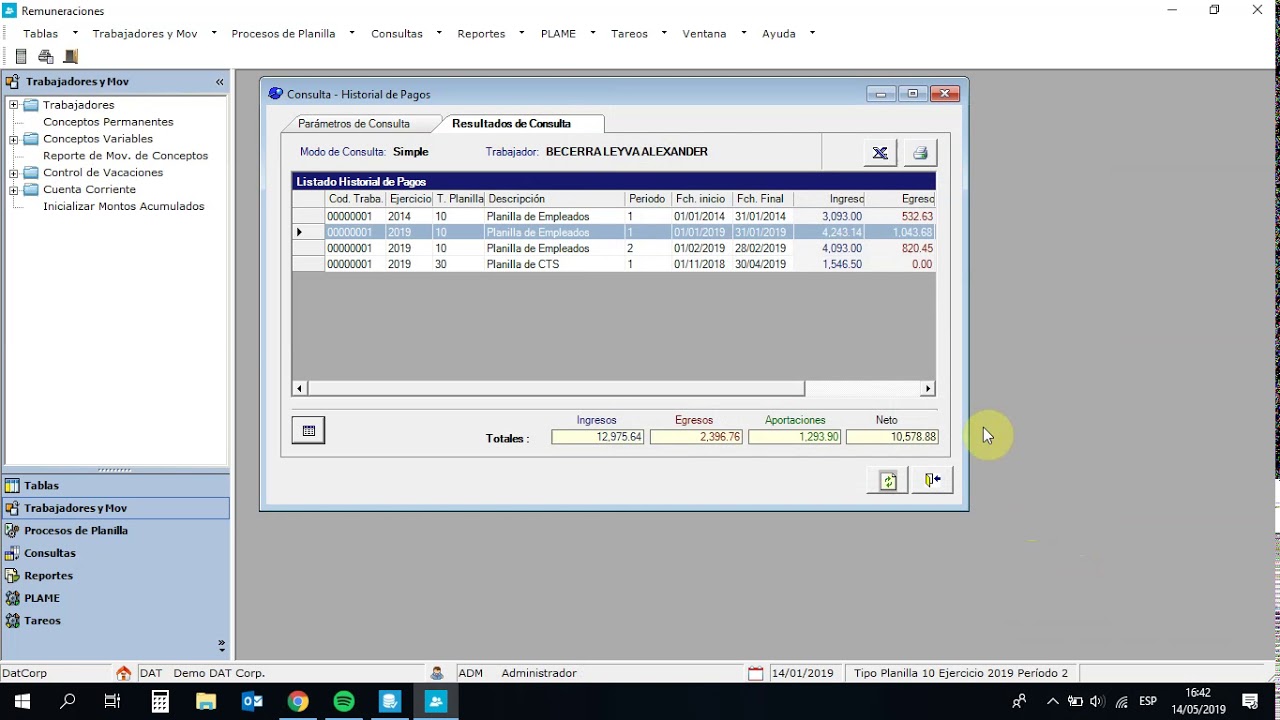 DATCORP NOMINAS 3 - YouTube