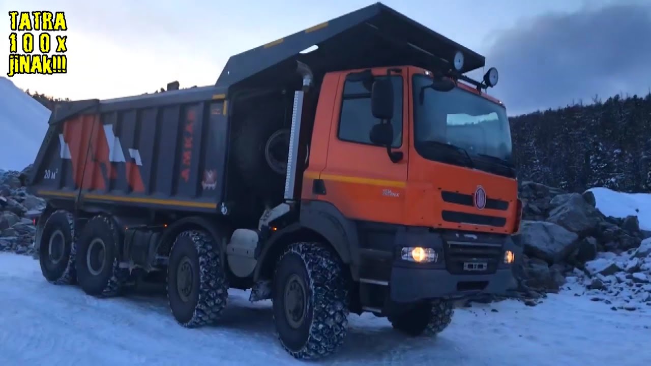 TATRA 100x jinak!!! TATRA PHOENIX 8x8 při práci v Rusku! - YouTube