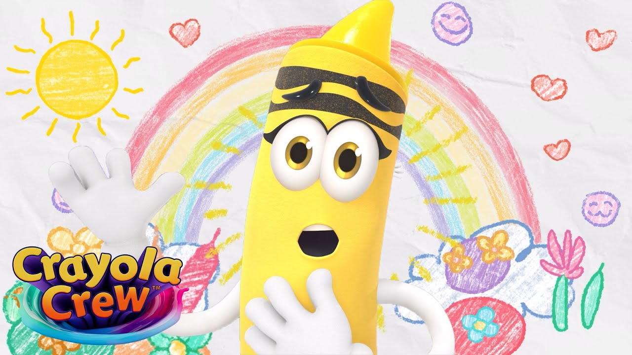 Daisy's Amazing Rainbow Drawing! | Crayola Crew | Fun Imagination ...