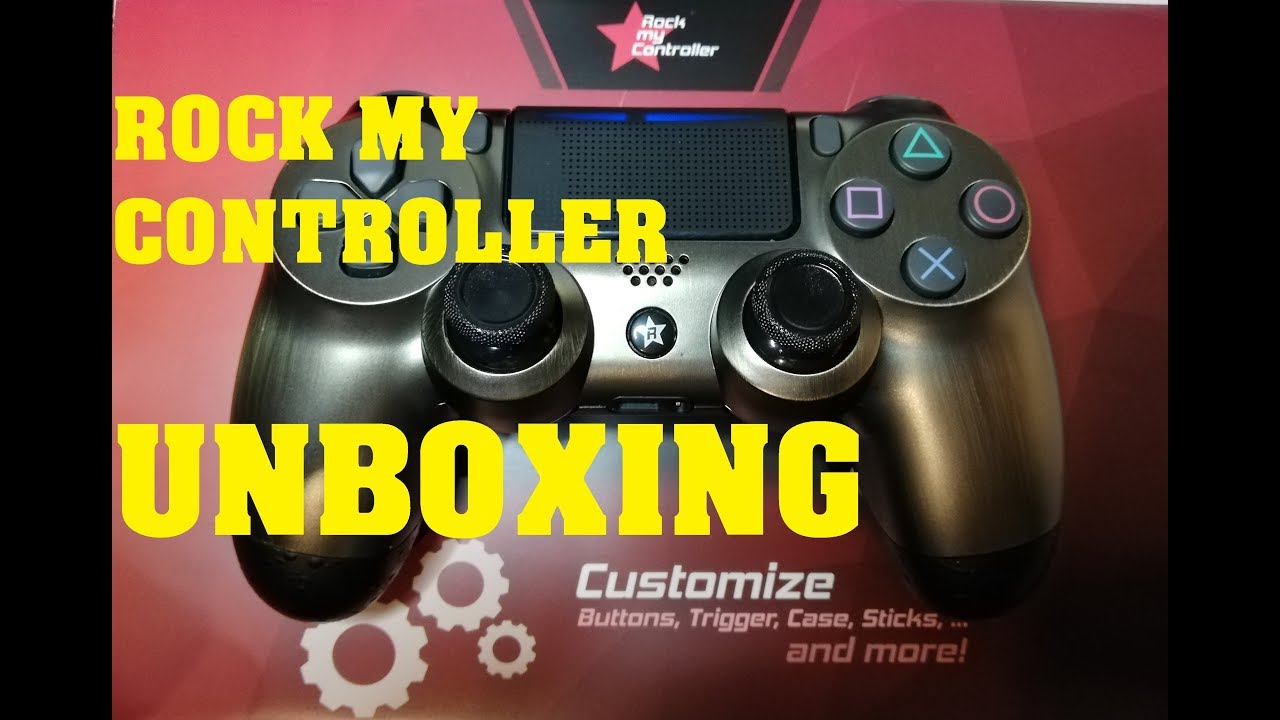 Unboxing Rock My Controller PS4 - YouTube