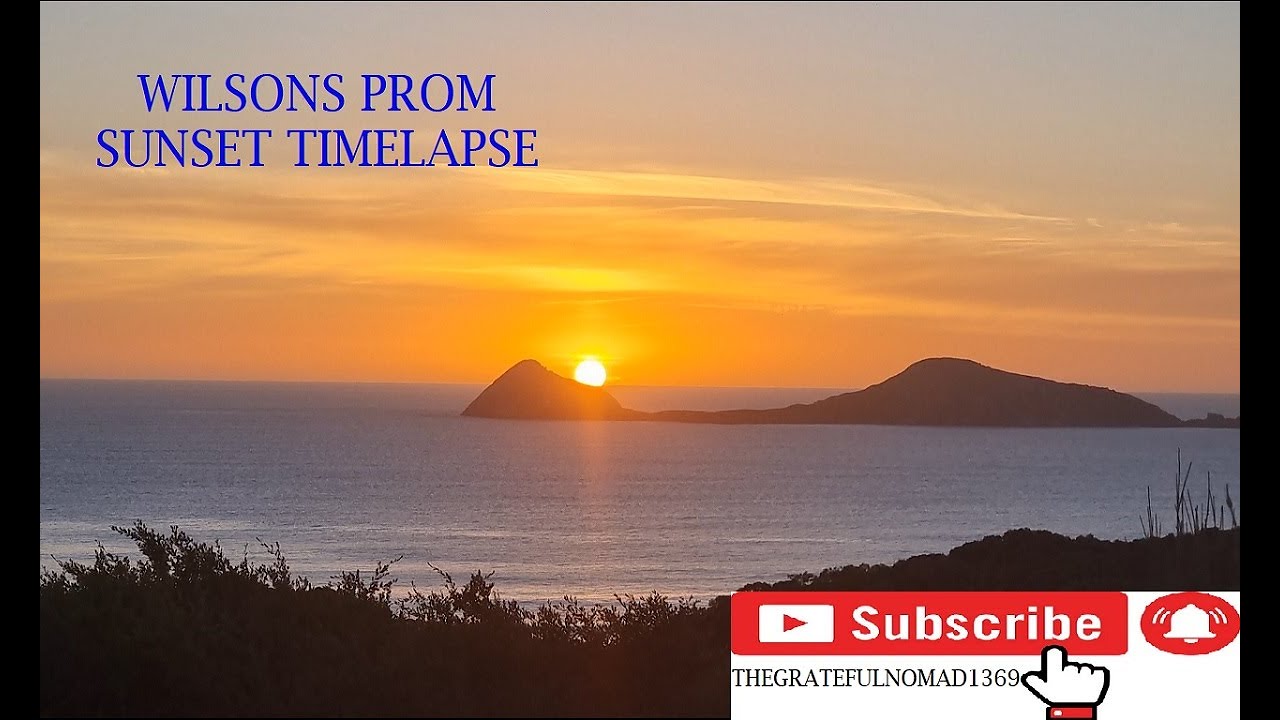 MESMERISINGLY BEAUTIFUL SUNSET!!! - Wilsons Prom Sunset Time lapse ...