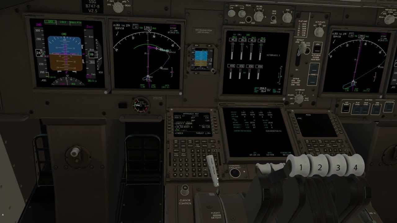 SSG 747 | How to arm the Speed Brake | XP 11 - YouTube