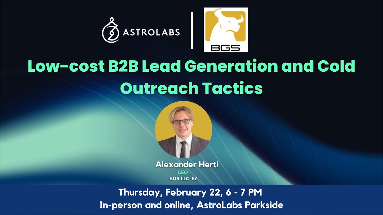 Low-cost B2B Lead Generation and Cold Outreach Tactics - YouTube