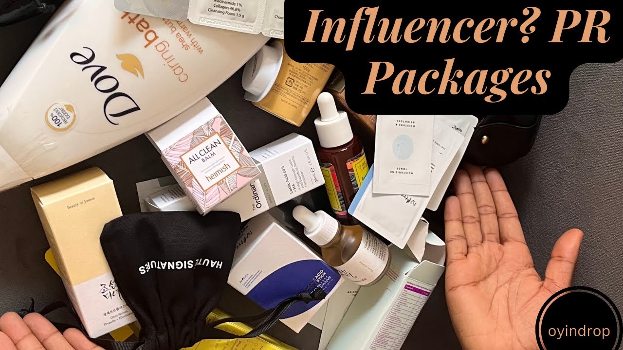 PR Unboxing | Skincare Haul - YouTube