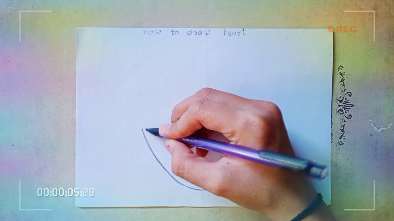 Std 10 How To Draw Heart Diagram YouTube Std 10 How To Draw Heart Diagram YouTube