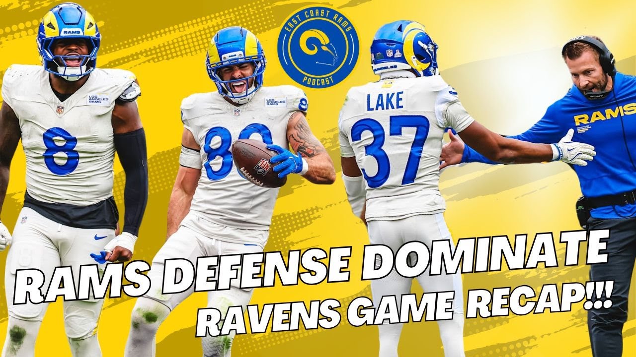 Rams Defense Dominates Ravens - Week 6 Recap - YouTube