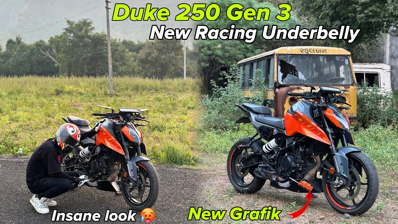 Duke 250 Gen 3 New Underbelly 🤩 || insane Look 🥵 || Racing Underbelly ...