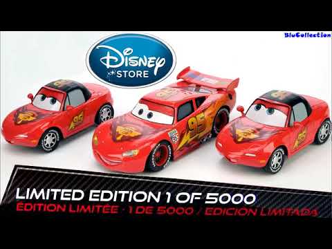 Disney Cars 2 Disney Store Limited Edition 1 Of 5000 Lightning McQueen + Mia & Tia Set Review