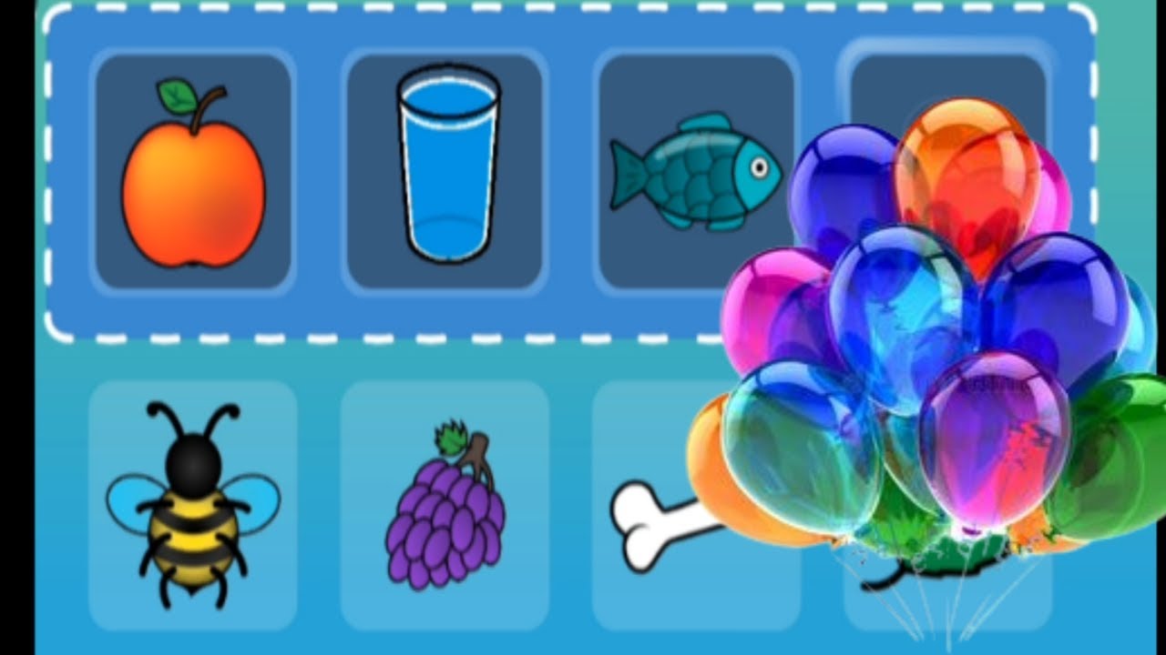 learn with matching game | fun with matching game | educational games ...