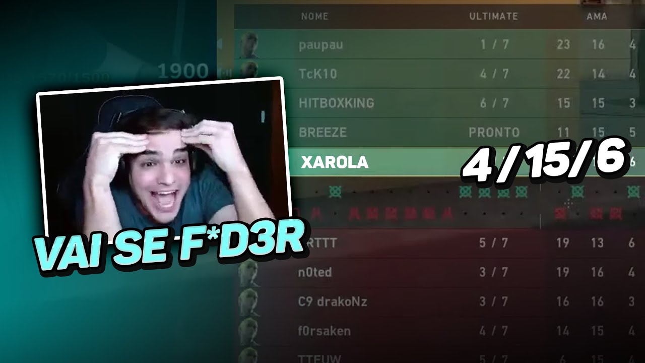 XAROLA TILTANDO COM O PRÓPRIO CHAT - YouTube