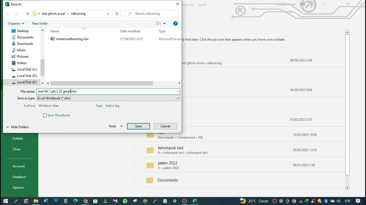 tutorial buat soal untuk google form via excel dan script - YouTube