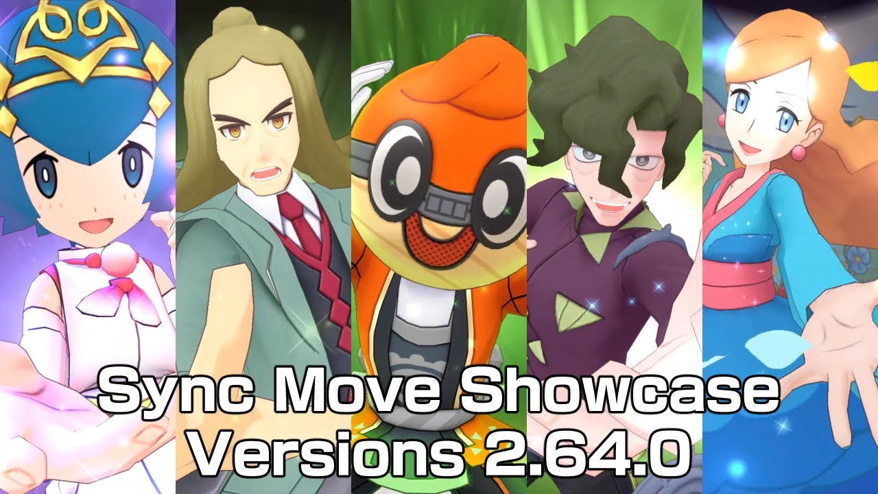 🌈 Sync Move Showcase – Versions 2.64.0 | Loop x2 | Pokémon Masters EX ...
