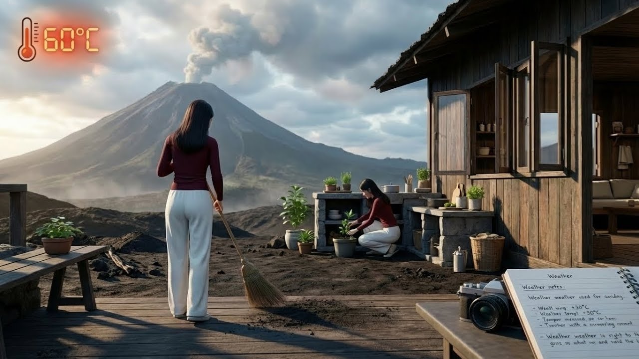 How a Girl Lives Near a Volcano for 7 Days - YouTube