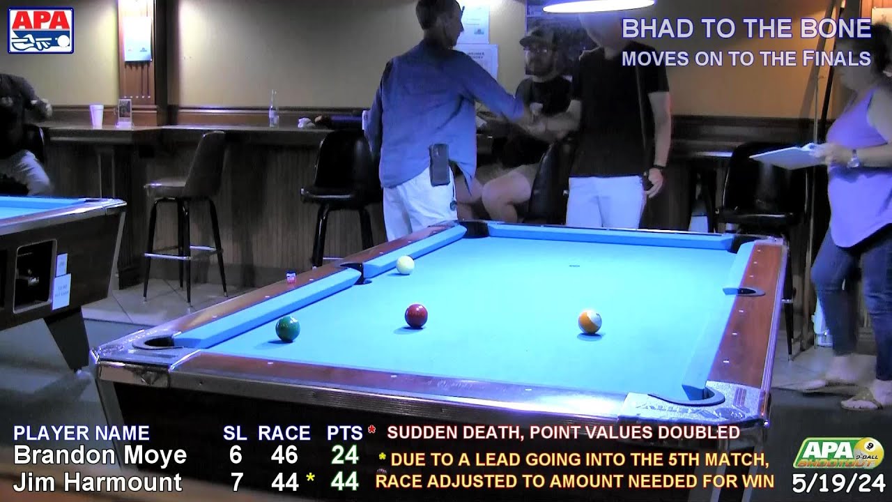 APA of PBC- SPRING '24 9-BALL TRI -CUPS- 1ST ROUND, 5th Match - YouTube