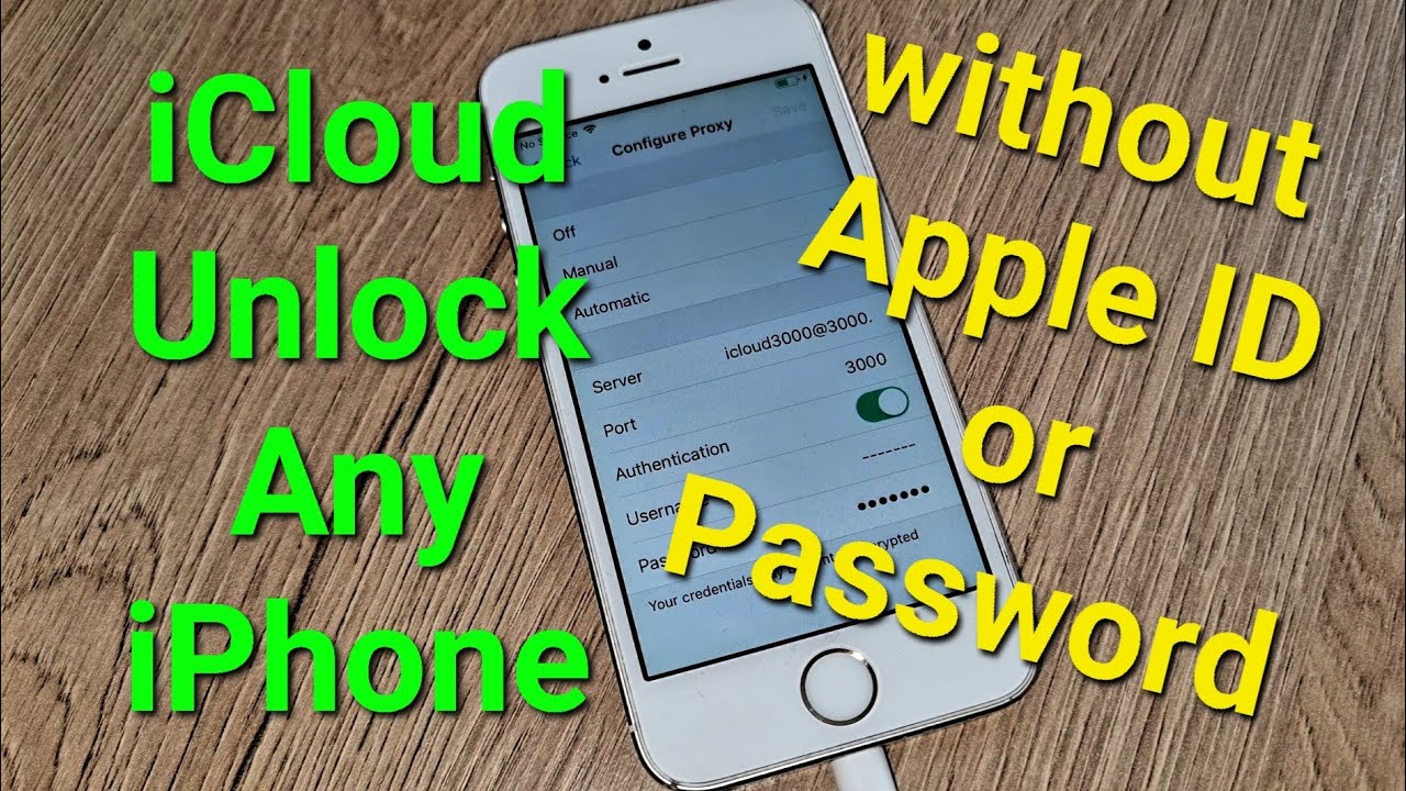 ICloud Unlock Any IPhone 4 4s 5 5s 5c 6 6s 7 8 X 11 Pro Max