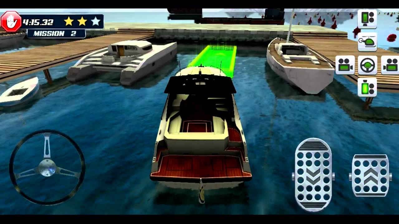 3D Boat Parking Simulator Gameplay - Android Mobile Game - YouTube