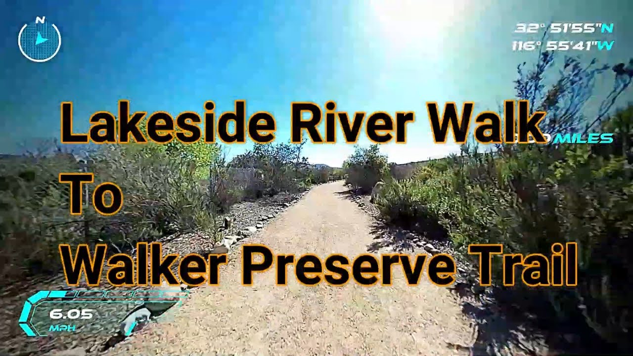 Ebiking the Lakeside River Walk to Walker Preserve - YouTube
