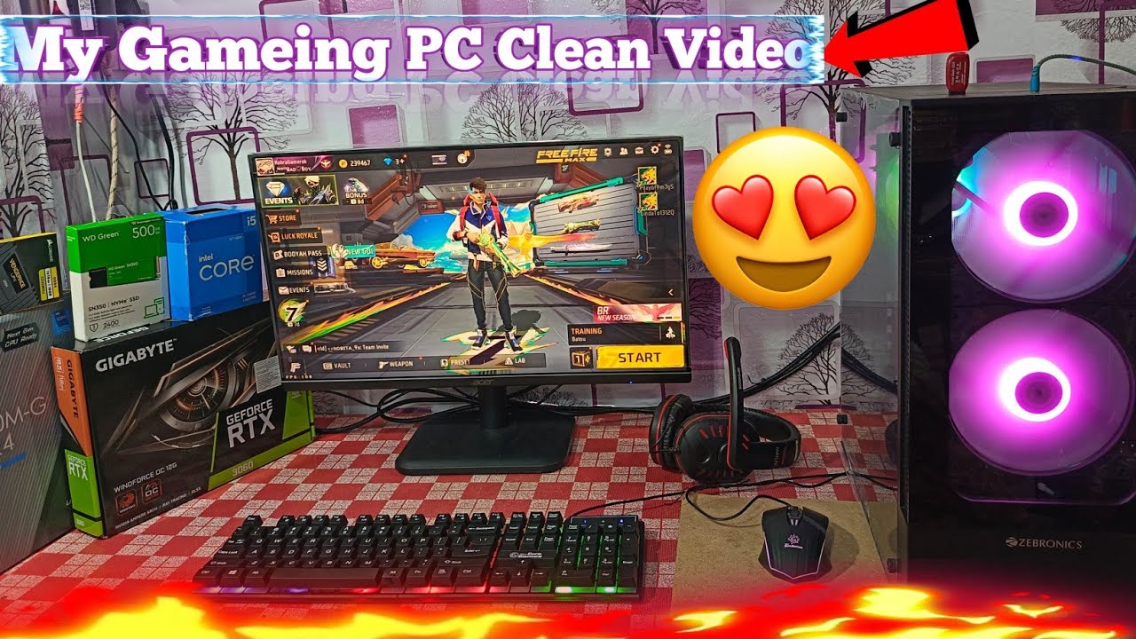 My Gameing PC Clean Video😍 | PC Clean Video💥 #Gameing #Abhijitbhai - YouTube