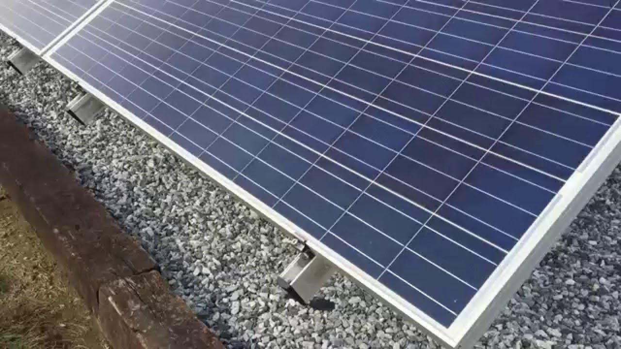 Up close look at the design of an 18KW Solar Array - YouTube