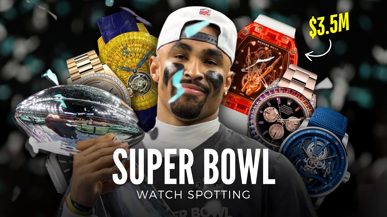 The Most Expensive Watches Worn At The Super Bowl - YouTube