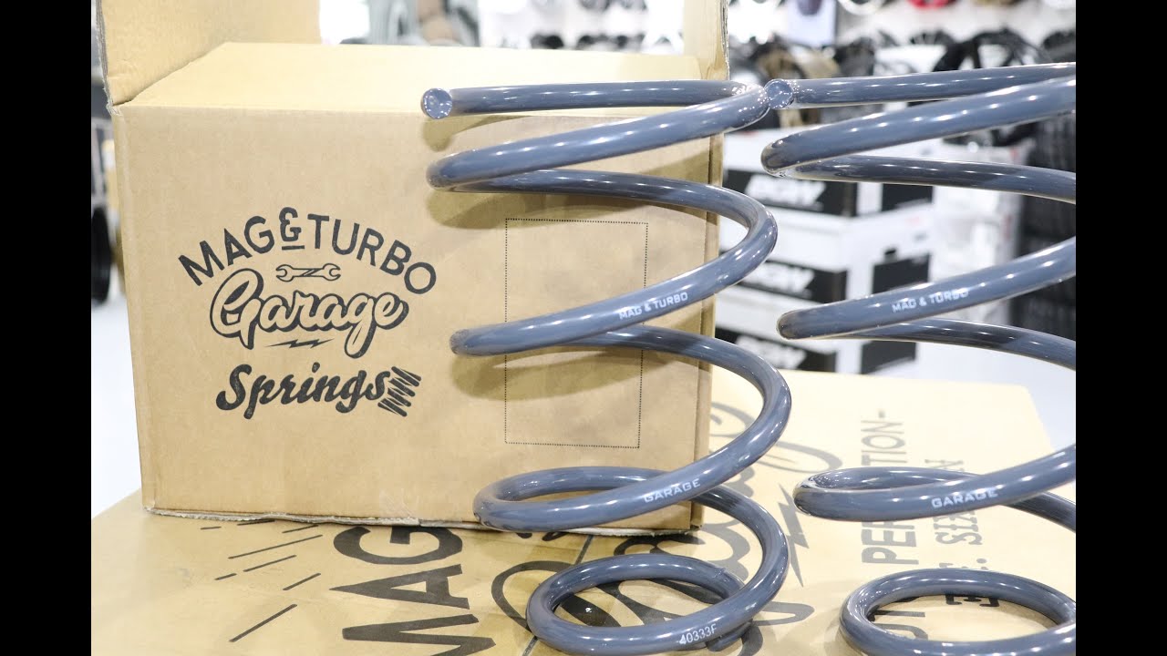 Mag & Turbo Garage Lowering Springs - YouTube