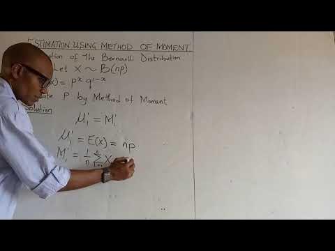 Estimation of Bernoulli Distribution by Method of Moment @content ...