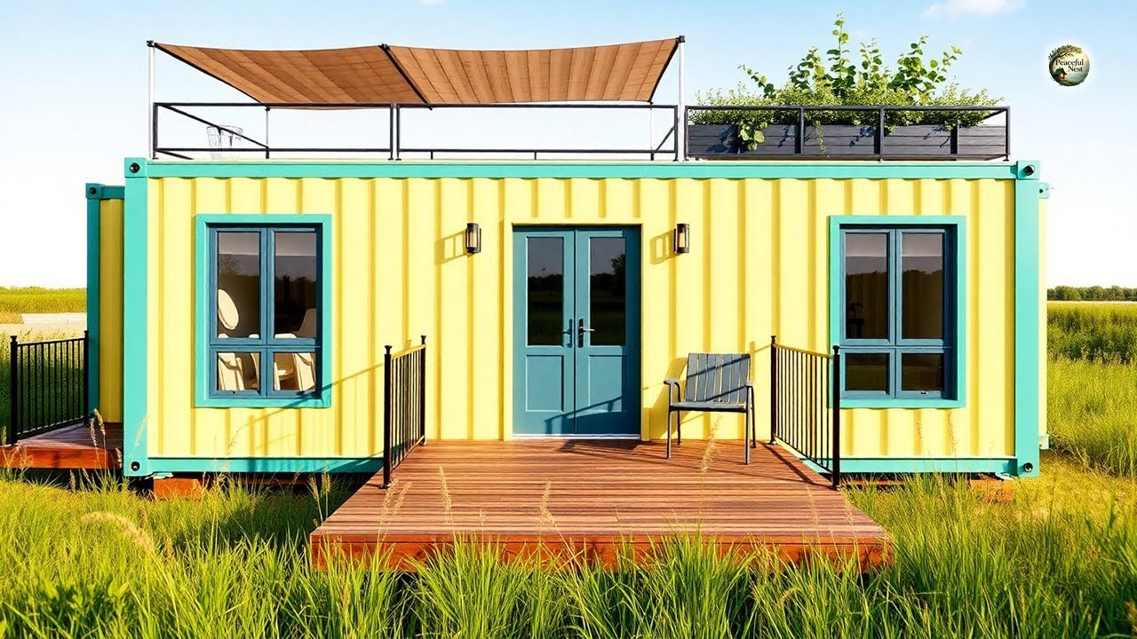 25 Smart & Stylish Living Brilliant Shipping Container Home! - YouTube